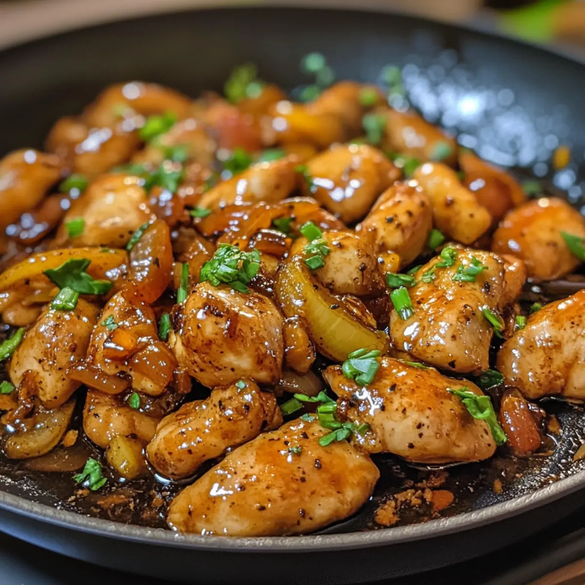 Easy Maple Honey Chicken Skillet with Juicy, Delicious Glaze