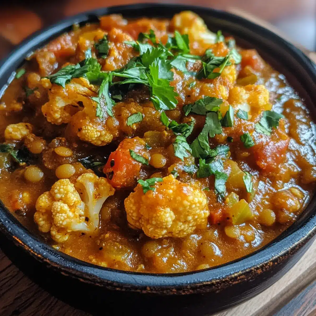 Ultimate Delicious Cauliflower and Lentil Slow Curry Recipe